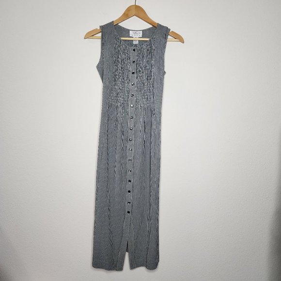 Talbots | Dresses | Vintage Talbots Petite 2p Black White Gingham ...